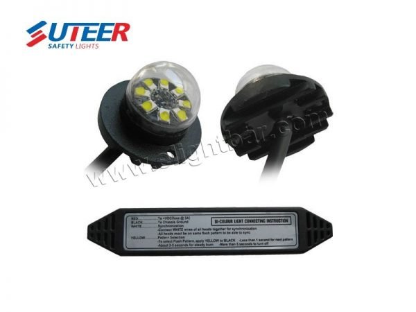 Covert Hide Away 8 LED Warning strobe emergeny Light