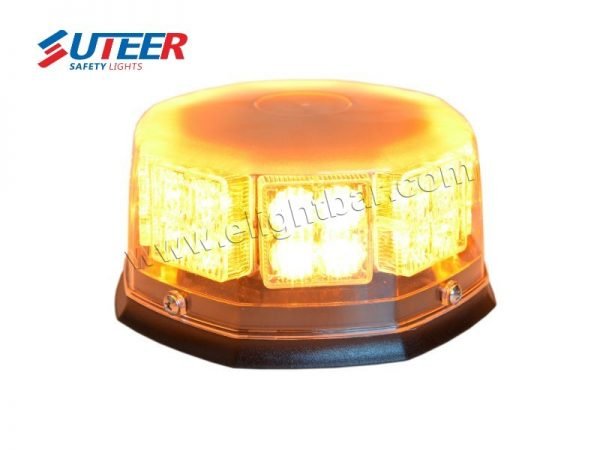 LED rotating beacon with a reflector superior brightness